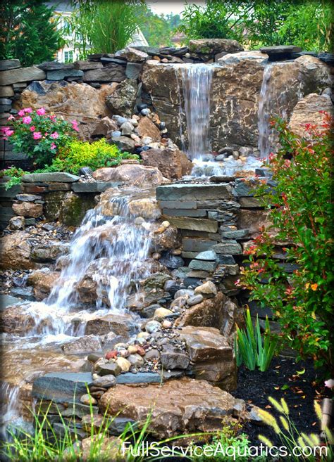 Building A Pond With Multiple Waterfalls
