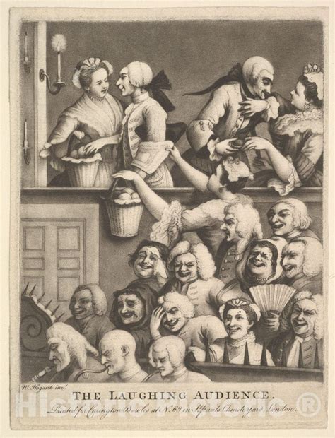 Art Print William Hogarth The Laughing Audience Vintage Wall Art