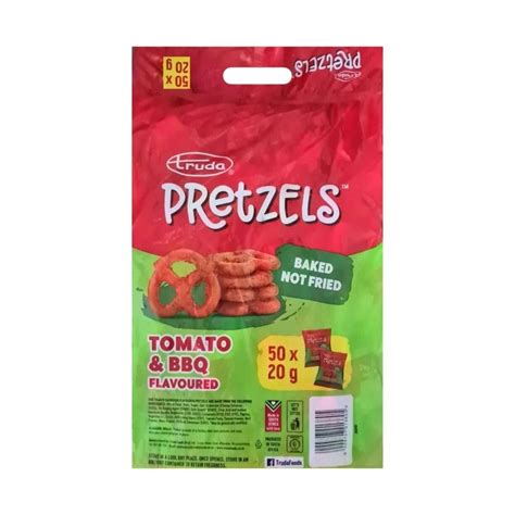 Truda Pretzels 50x20g Tomato Bbq Sweet Depot