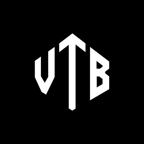 Vtb Letter Logo Design With Polygon Shape Vtb Polygon And Cube Shape