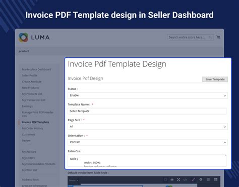 Magento 2 Multi Vendor Invoice Pdf Editor Marketplace Customizable