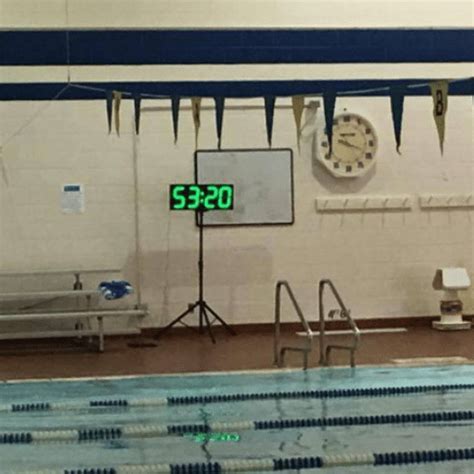 Swimnerd Digital Pace Clock | Outdoor Swimming Pool Clock – SWIMNERD PACE CLOCKS
