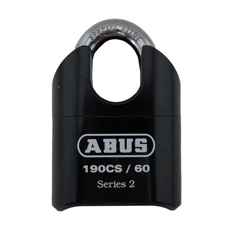 Abus 190cs60 High Security Solid Steel Combination Padlock