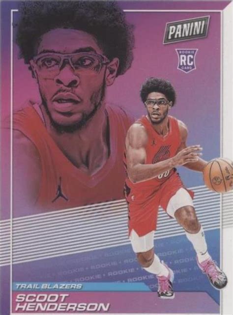 2023 24 Panini Player Of The Day Scoot Henderson 59 Rc For Sale