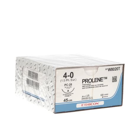Prolene Suture Cutting Needle 26mm 45cm Blue 4 0 1 5 X 24 Medisave Uk