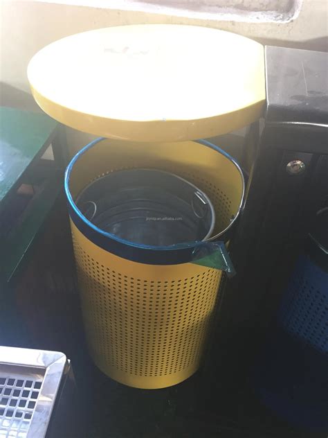 Classification Dustbinpark Metal Ash Bingood Looking Waste Container