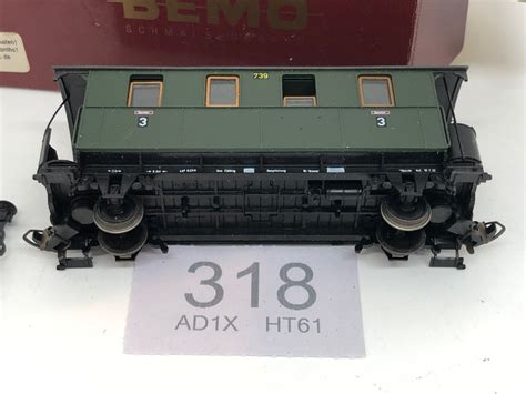 Bemo Hoe 3003 819 Db Coach 739 Nichtrauche W318 Mtr The Model Railway