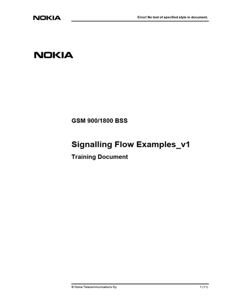 Signalling Flow Examples V1 Pdf Information And Communications