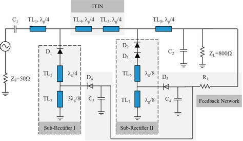 Schematic Of The Proposed Rectifier Download Scientific Diagram