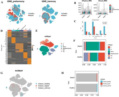 Identification Of Cells Associated With Sepsis Phenotypes A The