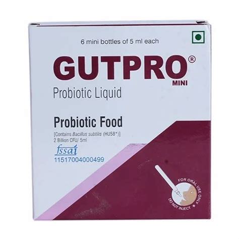 Gutpro Mini Probiotic Liquid Injection Healglobe Impex At ₹ 41piece