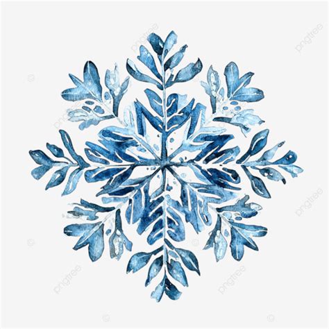 Watercolor Snowflake Holiday Decoration Watercolor Snowflake Png