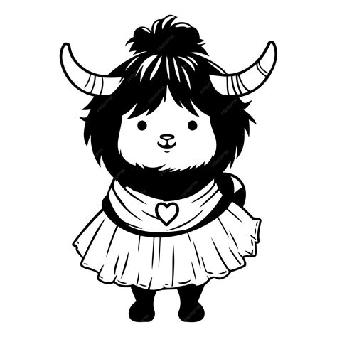 Premium Vector Cute Cartoon Zodiac Sign Taurus Vector Illustration