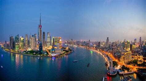 上海东方明珠城市风景4k壁纸 壁纸爱好者