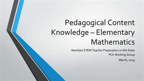 Pedagogical Content Knowledge Lac2pptx