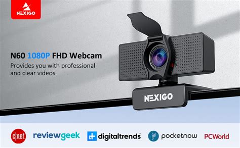 Nexigo N60 1080p Web Camera Hd Webcam With Microphone