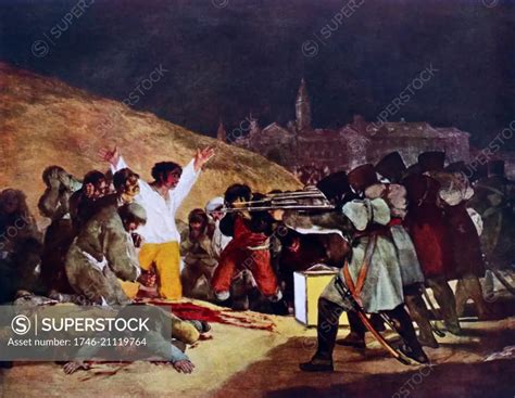 The Third Of May 1808 El Tres De Mayo De 1808 En Madrid Painting