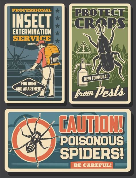 Pest Control Insecticide Fumigation Service 23589373 Vector Art At