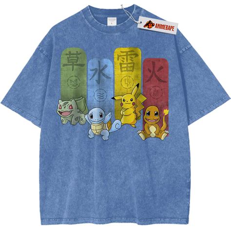 Vintage Pokemon Anime Shirt Retro Graphic Tee For Fans Animebape