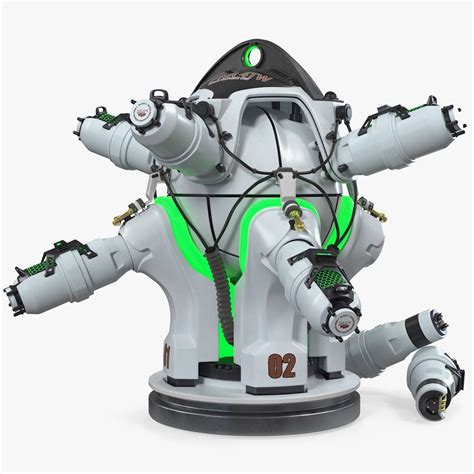 Sci Fi Engine Reactor 3d Model 79 Max 3ds Fbx Obj Free3d