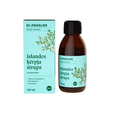 Dr Pakalns Islandes ķērpja Sīrups 120 Ml Twinkling