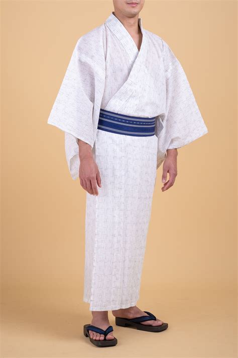 Mens Summer Kimono Mens Yukata White Yukata Etsy