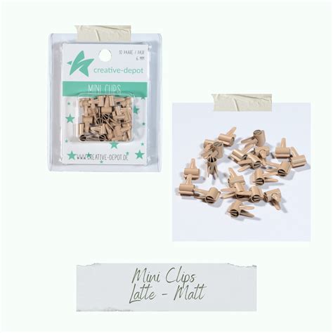 Mini Clip Seeglas Matt 20 Stück