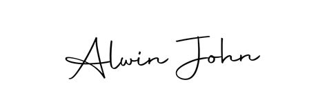 80 Alwin John Name Signature Style Ideas Wonderful Esignature