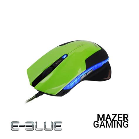 E Blue Mouse Gaming Mazer Type R Green Harga Terbaik Oktober 2025