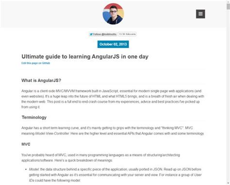 Ultimate Guide To Learning AngularJS In One Day Review Slant