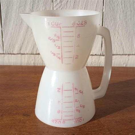 Vintage Tupperware Double Measuring Cup Etsy In 2025 Vintage