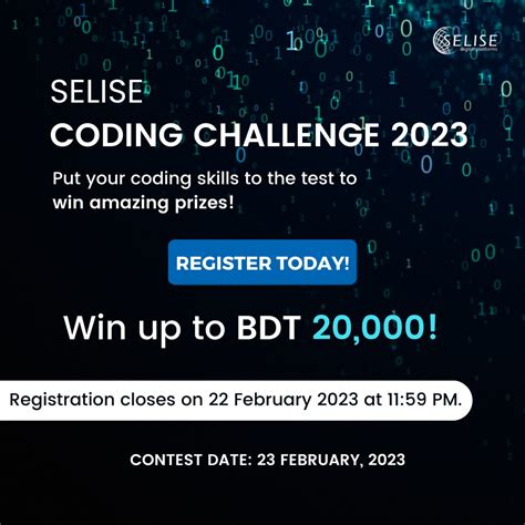 Code Your Way To The Top And Win Big Selise Bangladesh