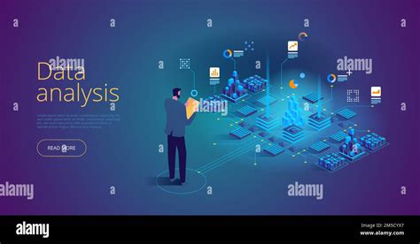 Vector Isometric Concept Of Data Analysis Network Mainframe