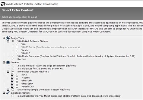 Vitis Unified Ide Gets Stuck When Selecting Os And Processor