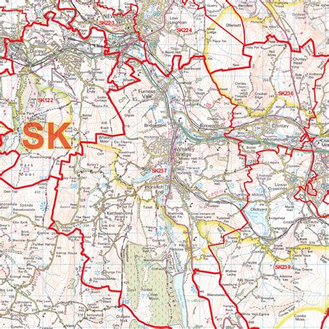 Stockport Postcode Map Sk Map Logic