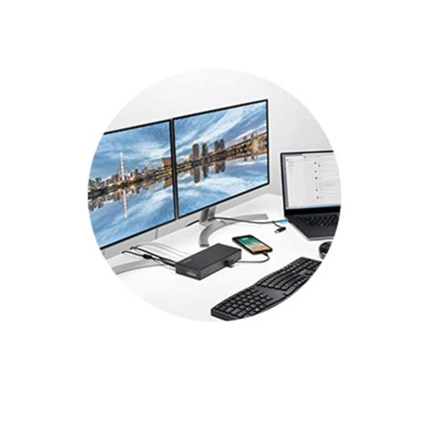 Kensington Sd4780p Dual 4k Usb C Usb A 100w Hdmi Ethernet Docking Station For Pc The Warehouse