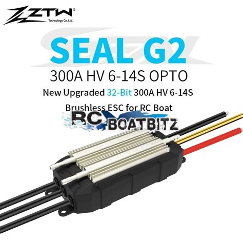 Ztw 300a Seal Series Esc G2 300a Opto 6s 14s Updated Version 2 Rc
