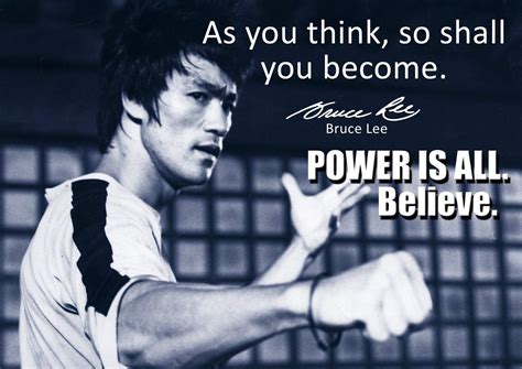 Bruce Lee Poster Quote