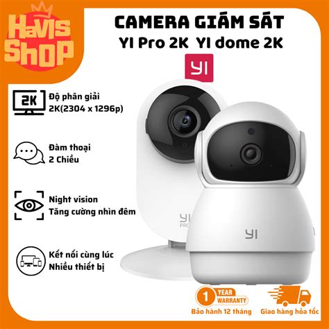 Yi Home Pro Yi Dome Cctv Camera 2 Way Talk 2304 X 1296p Resolution