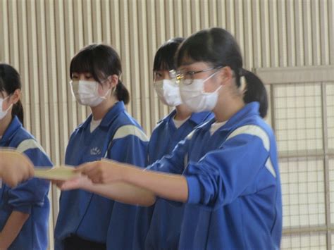 令和3年度第1回表彰式 境町立境第一中学校
