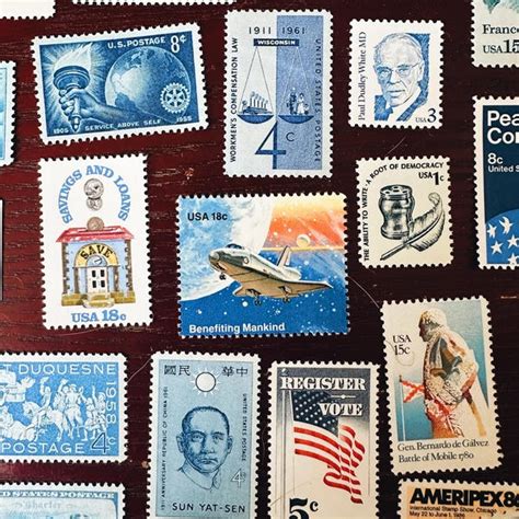 10 Unused Vintage Wildlife Conservation Postage Stamps King Salmon