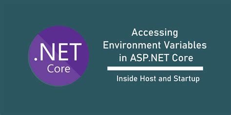 How To Use Environment Variables In Aspnet Core