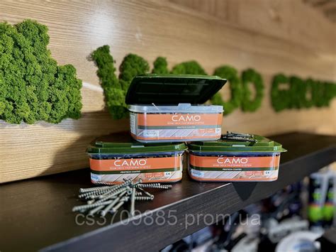 Шурупы Camo C4 Protech 60 мм 350 шт Саморезы САМО Шуруп Саморез Саморез Camo Id 1782875302