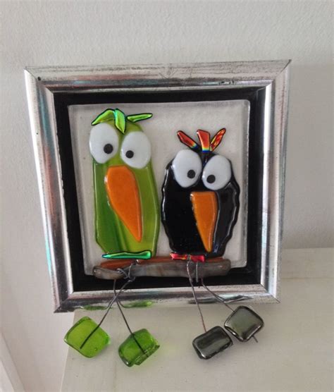 Fused Glass Artwork Glass Wall Art Stained Glass Panels Stained