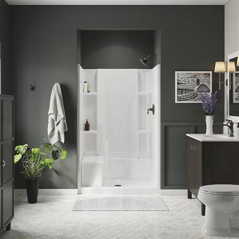 Sterling Accord 4 Piece 36 In W X 60 In L X 74 In H Alcove Shower Kit