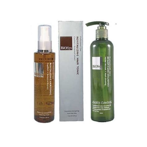Biosys Revitalizing Hair Tonic 120ml And Scalp Care Shampoo 300ml