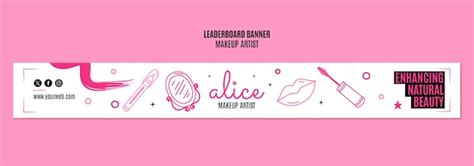 Free Psd Makeup Artist Template Design