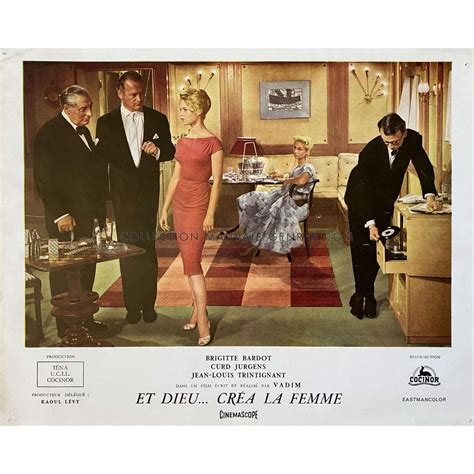 And God Created Woman French Lobby Cards 10x12 In 1956 N09