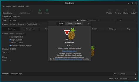 Handbrake 1 10 Arrives With New Presets Metadata Improvements