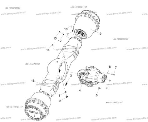 Front Axle Wheel End Assembly Drivepro Elite